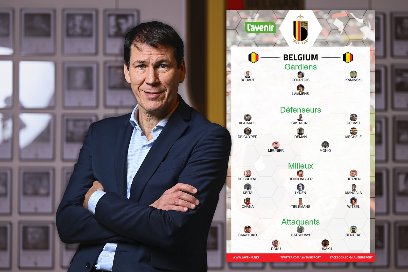 Faites votre sélection des Diables rouges pour le Mondial 2026!